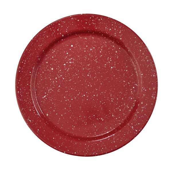 Granite Enamelware Dinner Plate - Red | Park Designs