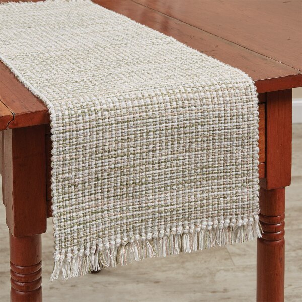Basket Weave Table Runner 36" L - Meadow | Park Designs