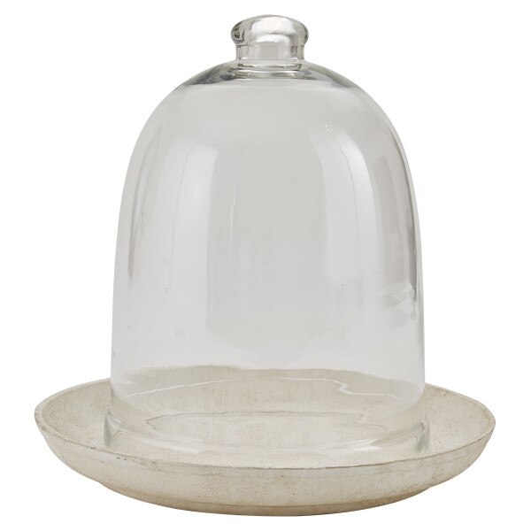 Cream Metal Bell Cloche Base - Large | Park Designs