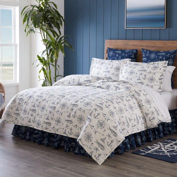 Captain Quarters King Bedspread | Split-P