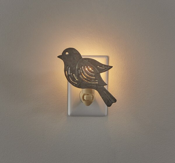 Galvanized Bird Night Light | Park Designs