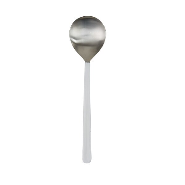 White Handle Serving Spoon | Split-P