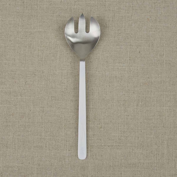 White Handle Serving Fork | Split-P