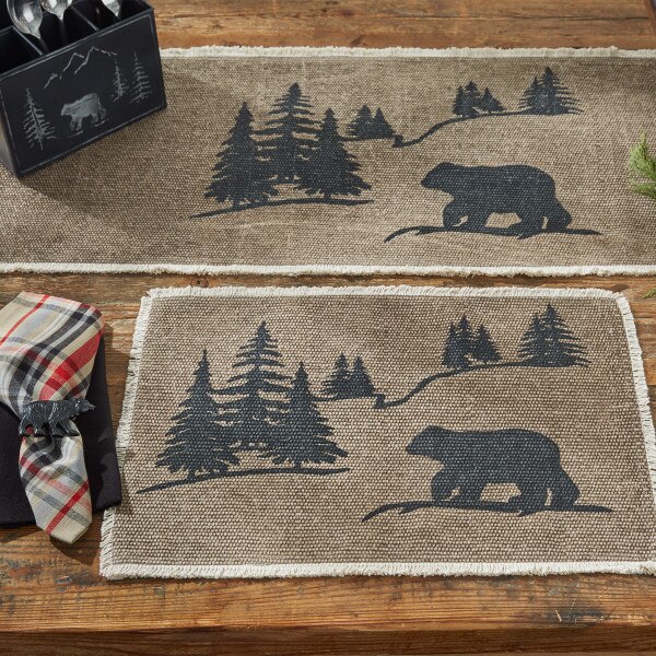 Bear Scene Table Runner - 36"L | Park Designs