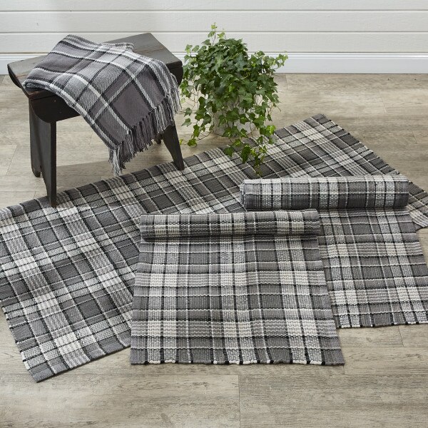 Grey Area Rag Rug Runner 2' x 6' | Park Designs