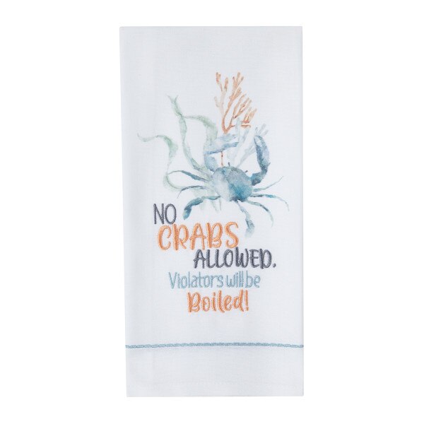 No Crabs Allowed Dishtowel | Split-P