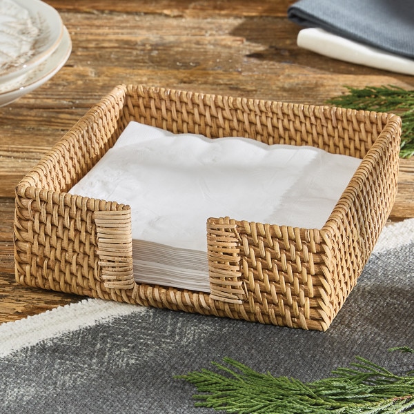 Rattan Napkin Holder | Park Designs