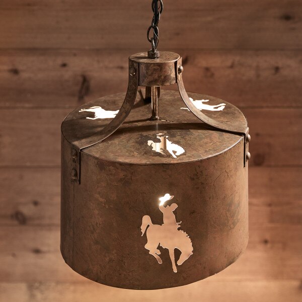 Bucking Bronco Pendant Lamp | Park Designs