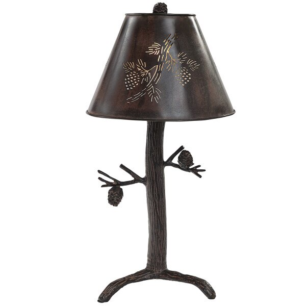 Ponderosa Pine Lamp With Shade | Park Designs